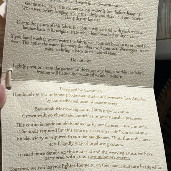 Savannah Morrow | Tops | Savannah Morrow The Label The India Belted ...